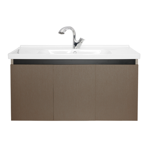 博雅1000mm浴室柜组合(金棕色)(单孔)=BC6501-001BR+BC5804-101 -Moen摩恩中国官网